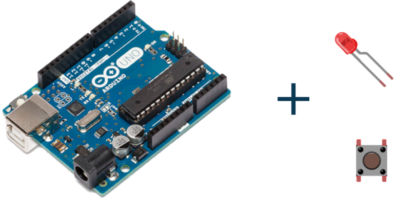 Interfacing LED with Pushbutton in Arduino - Iotguider
