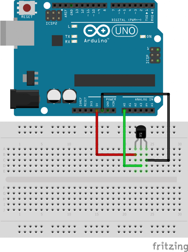 Learn interfacing Temperature Sensor in Arduino - Iotguider