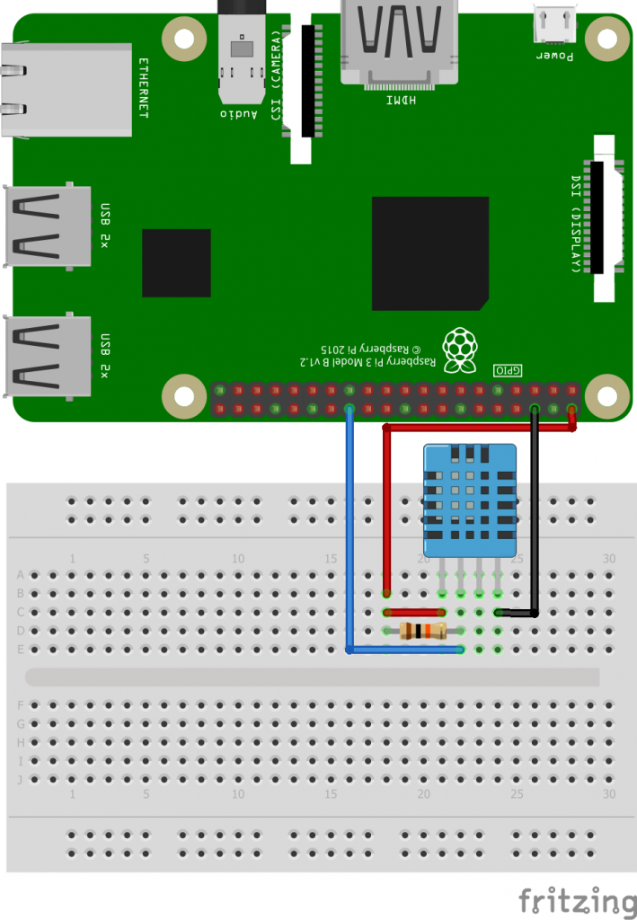 DHT11 Temperature and Humidity Sensor with Raspberry Pi - Iotguider